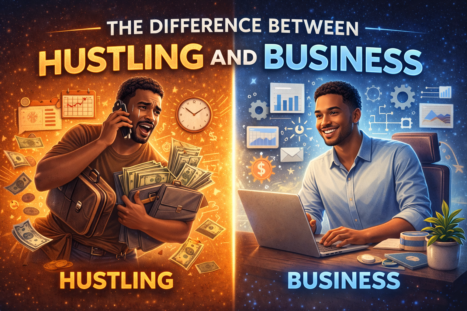 The Difference Between Hustling and Building a Business